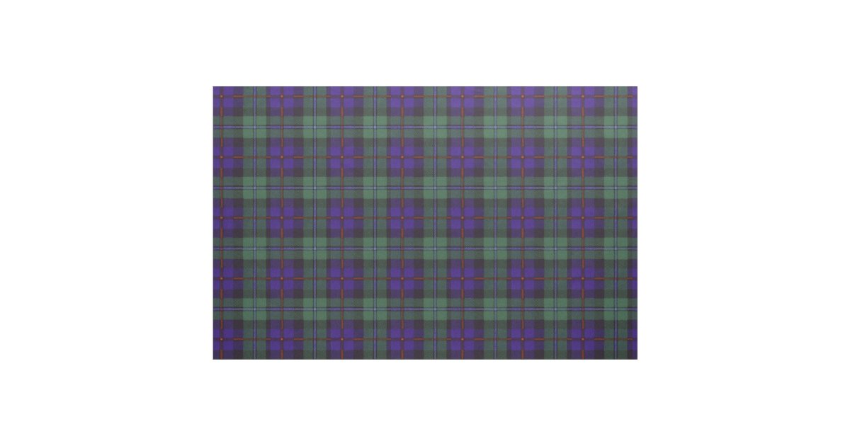 Campbell Of Cawdor Clan Plaid Scottish Tartan Fabric Zazzle