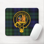 Campbell Scottish Crest and Tartan Mouse Pad | Zazzle