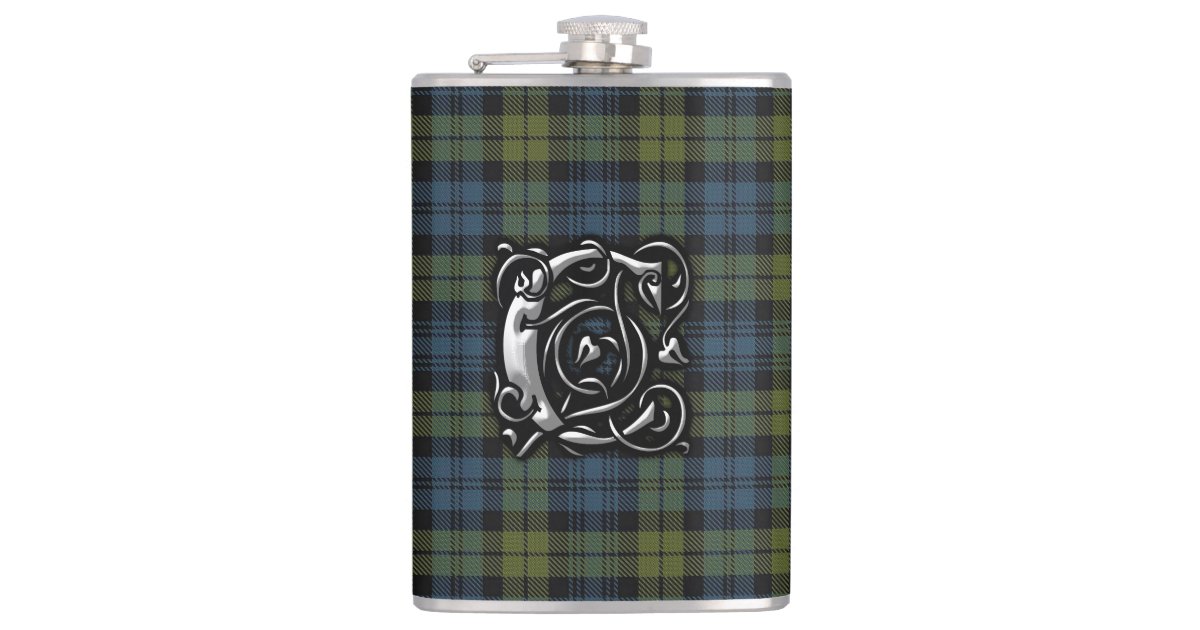 Campbell Tartan Old Scotland Flask | Zazzle