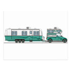 Pickup Truck Camper RV Post Cards | Zazzle.com