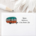 "CAMPER, TRAILER OR R.V." RETURN ADDRESS LABEL | Zazzle