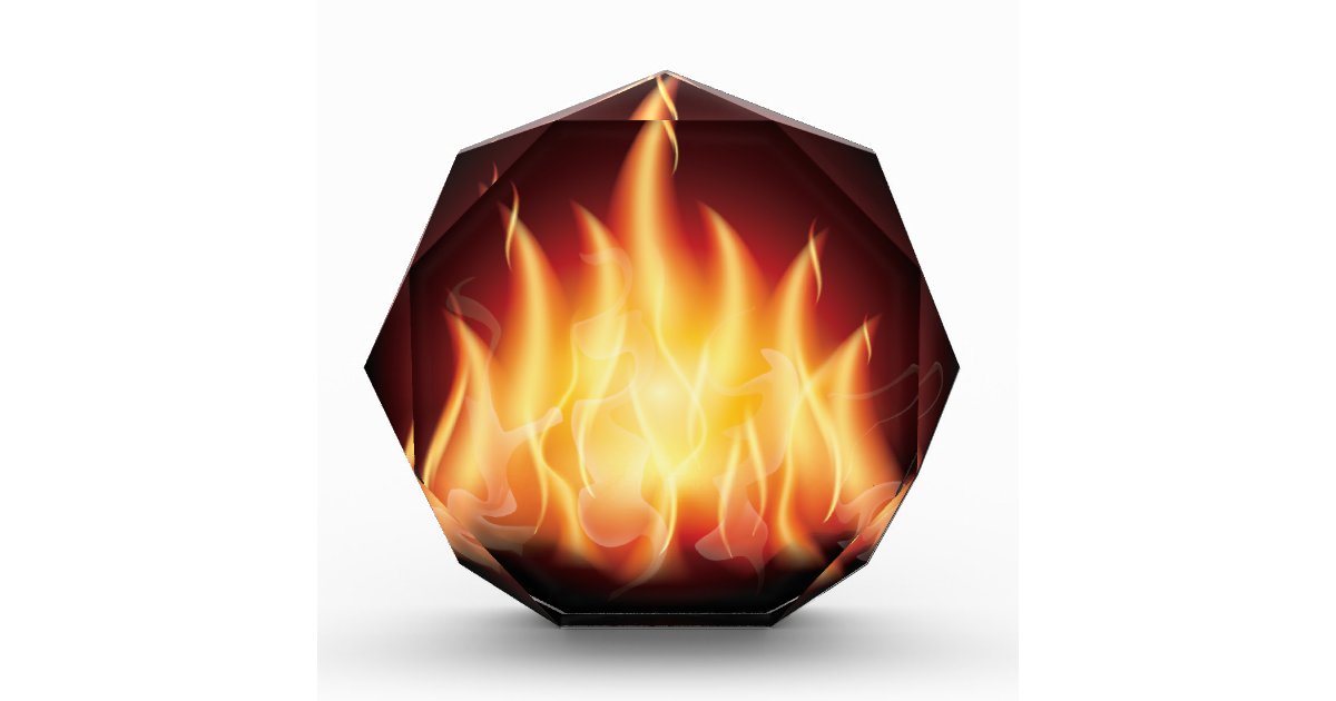 Campfire Flame Fire Award | Zazzle