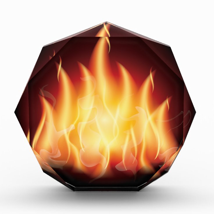 Campfire Flame Fire Award | Zazzle