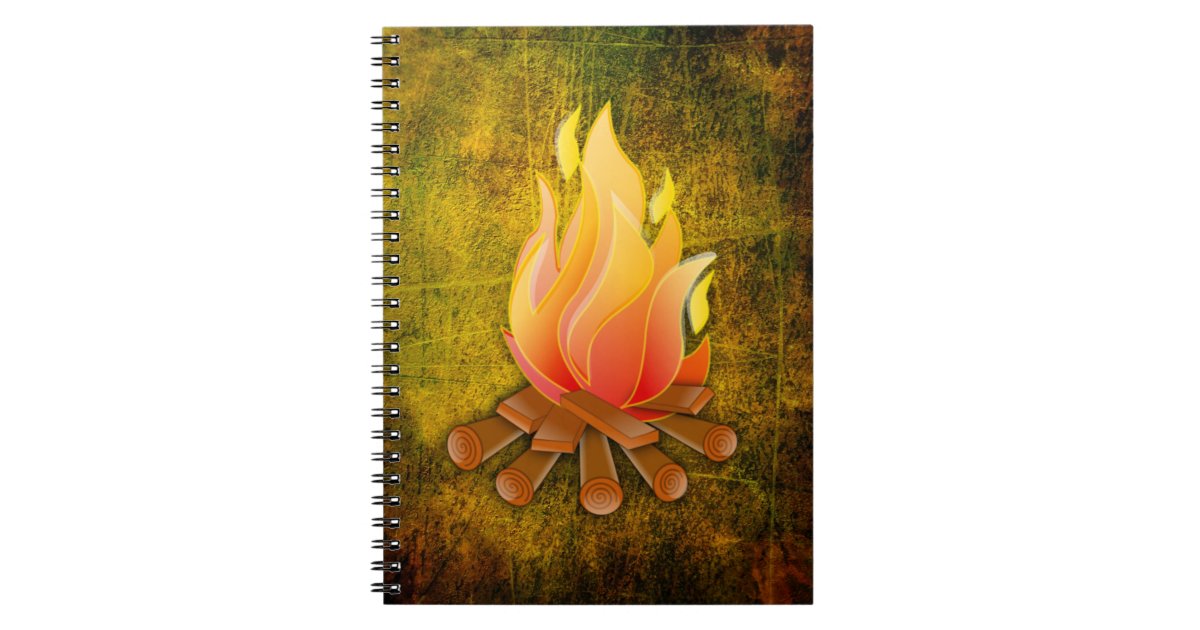 CAMPFIRE NOTEBOOK | Zazzle