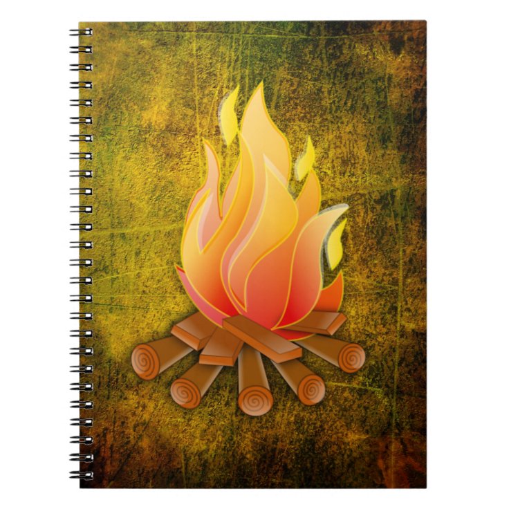 CAMPFIRE NOTEBOOK | Zazzle