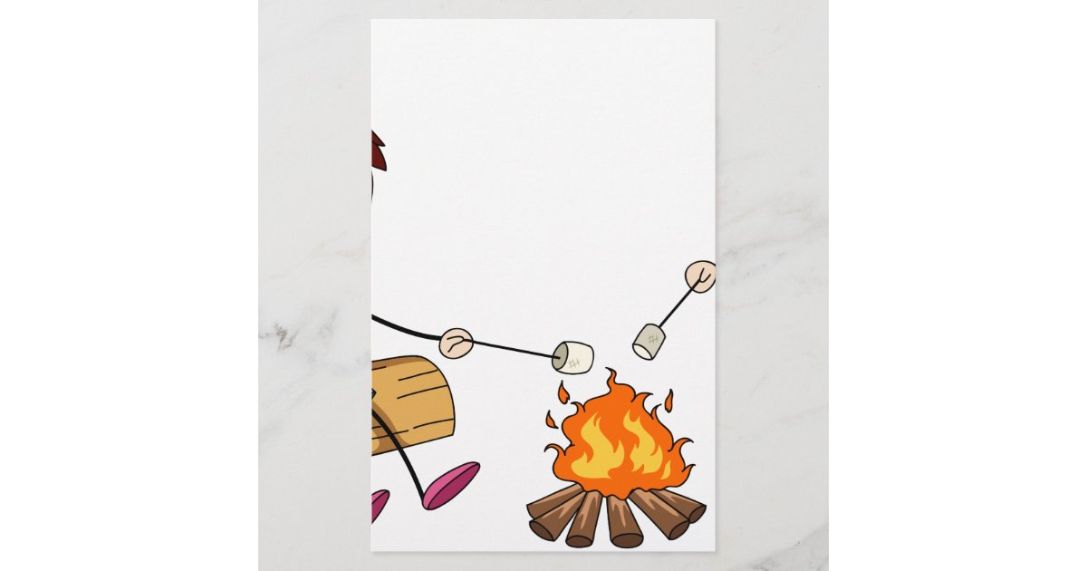 Campfire Stationery | Zazzle