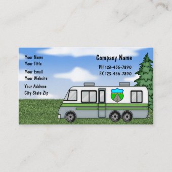 Camping Business Cards | Zazzle