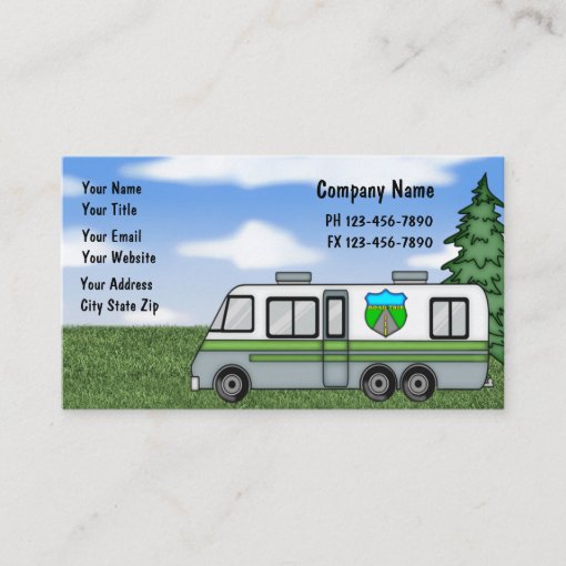Camping Business Cards | Zazzle