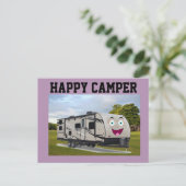 Camping Happy Retirement in ithe RV by Funnycoomb Postcard | Zazzle