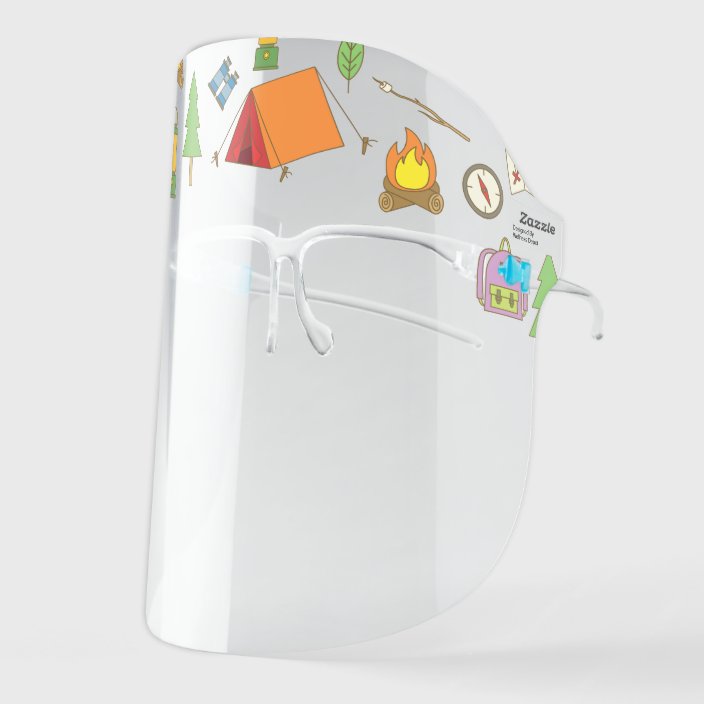 Camping Hiking Outdoors Face Shield | Zazzle.com