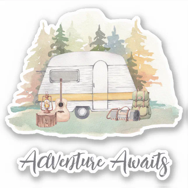 Camping Life Sticker | Zazzle