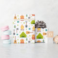 Camping Outdoor Gear Pattern Wrapping Paper | Zazzle
