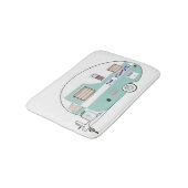 Camping RV Trailer Camper Trip Vacation Bath Mat | Zazzle