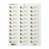 Camping Tent Campfire Wilderness Woodland Address Label | Zazzle
