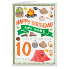 Camping Birthday Card | Zazzle.com