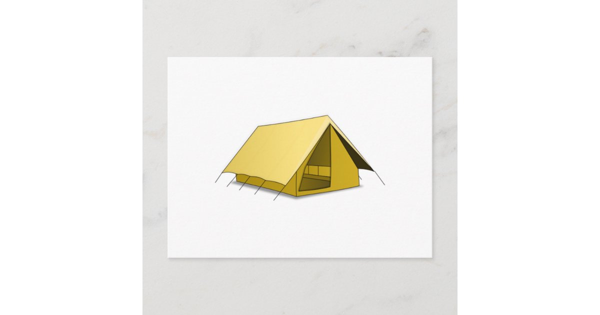 Camping Tent Postcard | Zazzle