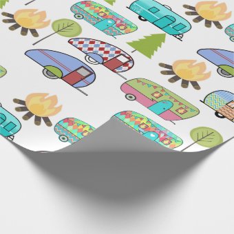 Camping Themed Wrapping Paper | Zazzle