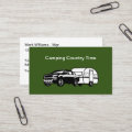 Camping Trailer Vacation Theme Business Cards | Zazzle