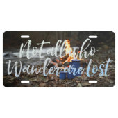 Camping | Wanderlust Nature License Plate | Zazzle