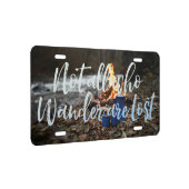 Camping | Wanderlust Nature License Plate | Zazzle