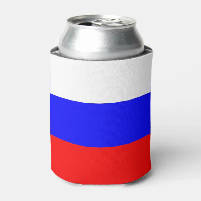 Can Cooler with flag of Russia | Zazzle