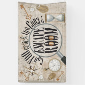 Can You Crack the Code? Escape Room Game Party Banner | Zazzle