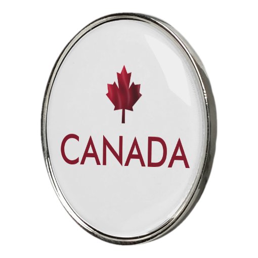 Canada and Maple Leaf Golf Ball Marker | Zazzle