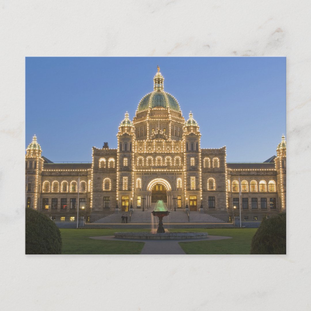 Canada, BC, Victoria, BC Legislature Building at Postcard | Zazzle