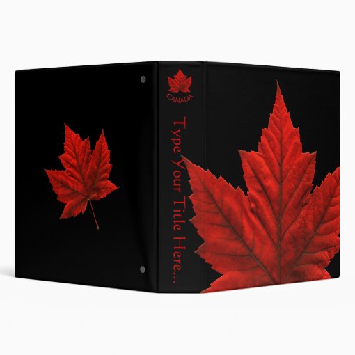 Canada Binder Custom Canada Souvenir Binder Album | Zazzle
