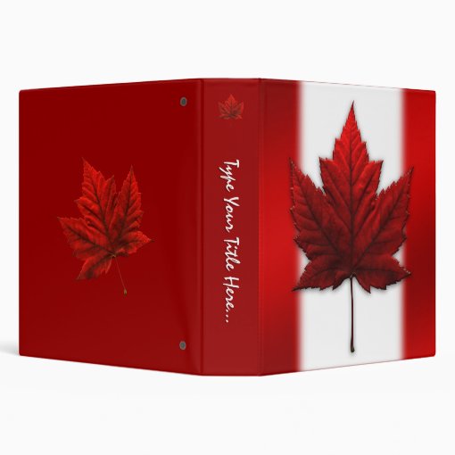 Canada Binder Custom Canada Souvenir Binder Album | Zazzle