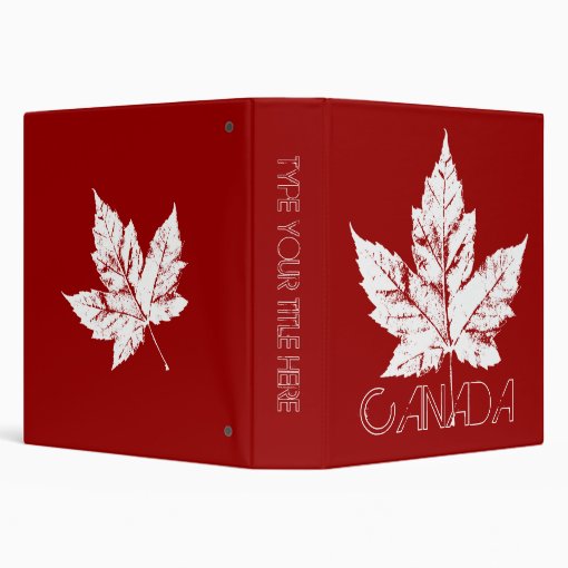 Canada Binder Custom Canada Souvenir Photo Album | Zazzle