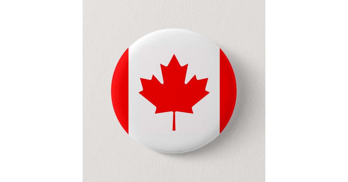 Canada - Canadian Flag Button | Zazzle