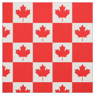 Canadian Flag Fabric | Zazzle