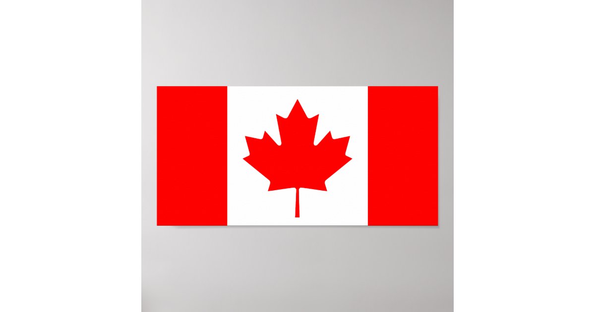 Canada - Canadian Flag Poster | Zazzle