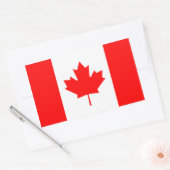 Canada/Canadian Flag Rectangular Sticker | Zazzle