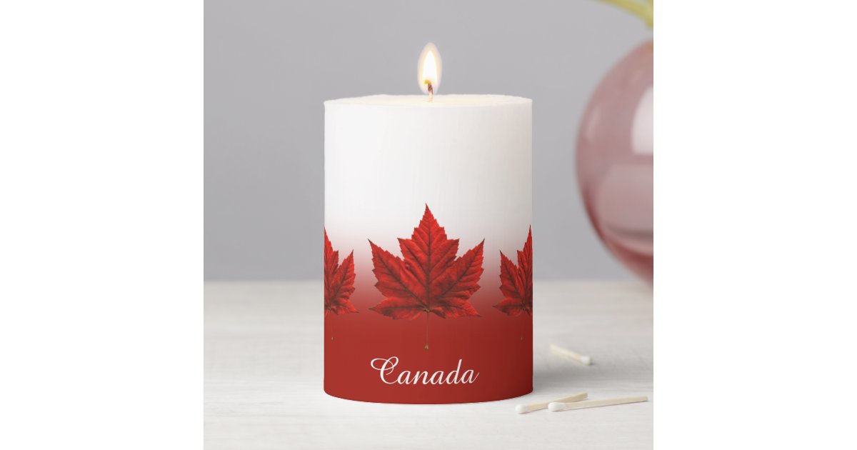 Canada Candles Custom Canada Souvenir Candles | Zazzle