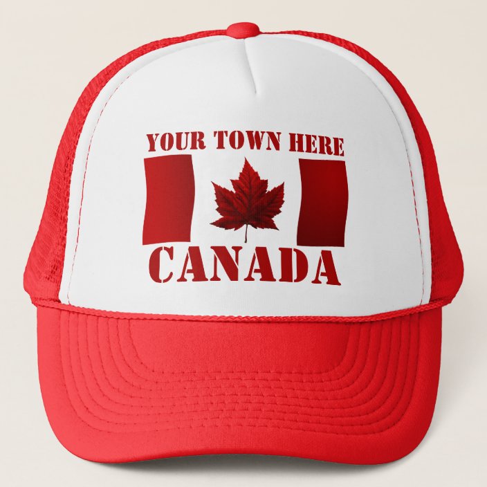 Canada Caps Personalized Canada Souvenir Hats Caps | Zazzle.com