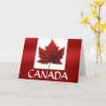 Canada Cards Canada Flag Greeting Cards Custom | Zazzle