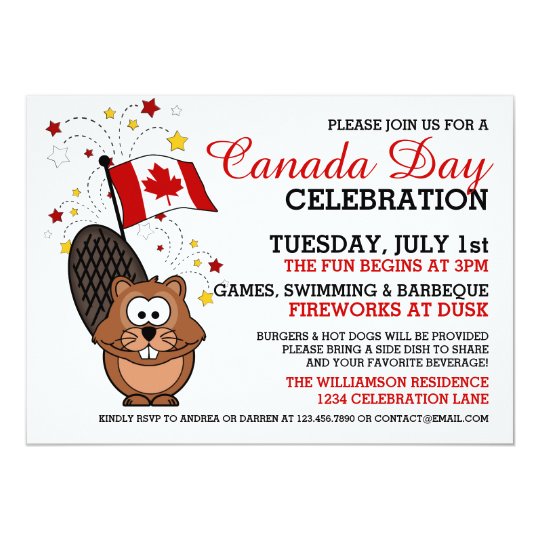 Canada Day Celebration Invitation | Zazzle.com