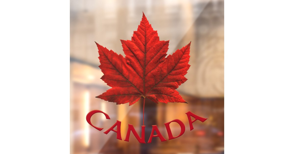 Canada Decal Canada Maple Leaf Window Decal | Zazzle