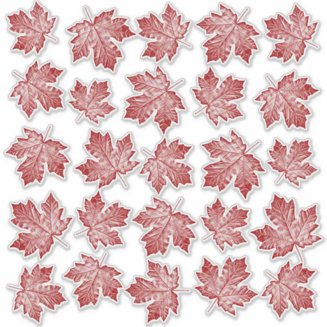Canada Decals Maple Leaf Window Decal Stickers | Zazzle