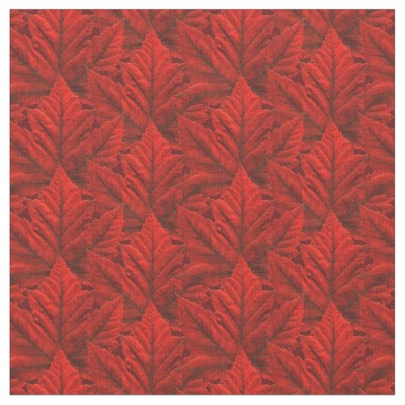 Canada Maple Leaf Fabric Custom Canada Fabric | Zazzle