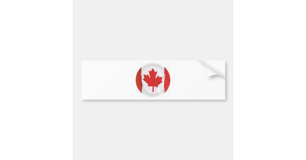 canada flag bumper sticker | Zazzle