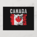 Canada Flag Distressed - Canadian Flag Postcard | Zazzle