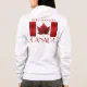 Canada Flag Jacket Personalized Souvenir Jacket Hoodie | Zazzle