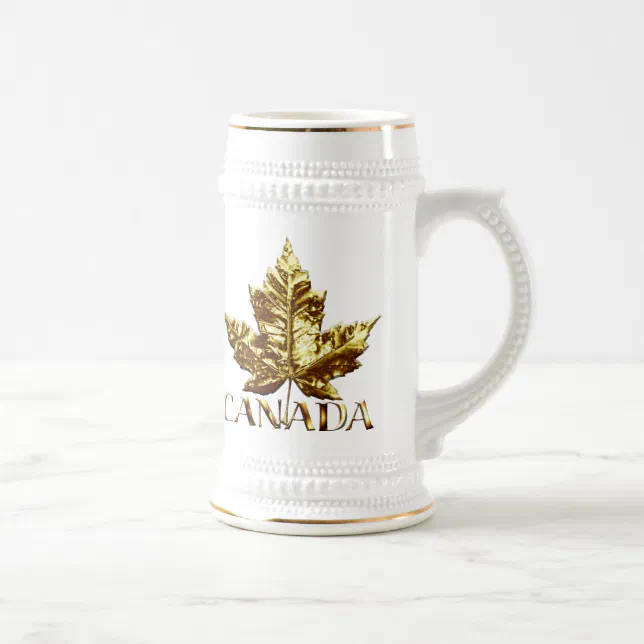 Canada Flag Mug Beer Stein Metal Canada Mug | Zazzle