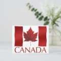 Canada Flag Postcards Canadian Souvenir Postcards | Zazzle