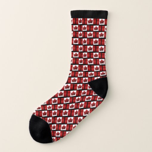 Canada Flag Socks Canada Souvenir Socks Customize | Zazzle