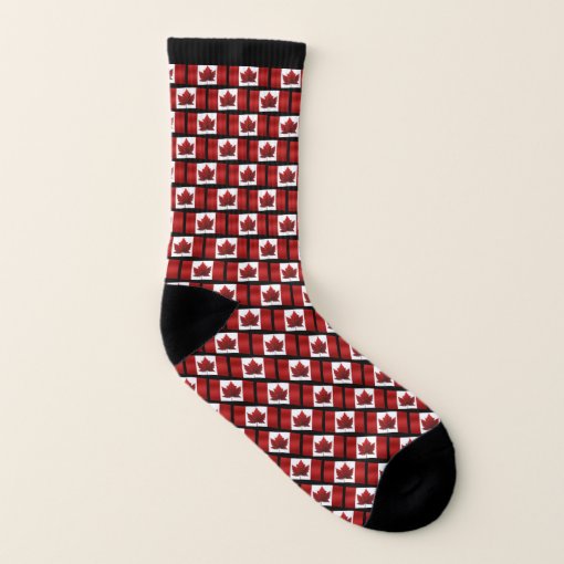 Canada Flag Socks Canada Souvenir Socks Customize | Zazzle