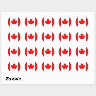 Canada Flag Sticker | Zazzle